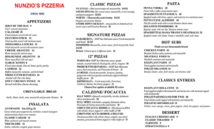 Nunzio's Pizza